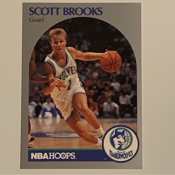 NBA HOOPS | Toys | 99 Nba Hoops Minnesota Timberwolves Scott Brooks 419 ...